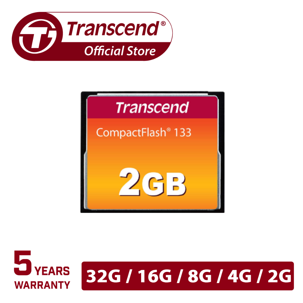 Transcend CF133 Compact Flash Memory Card MLC (2GB/4GB/8GB/16GB/32GB) | Shopee Malaysia