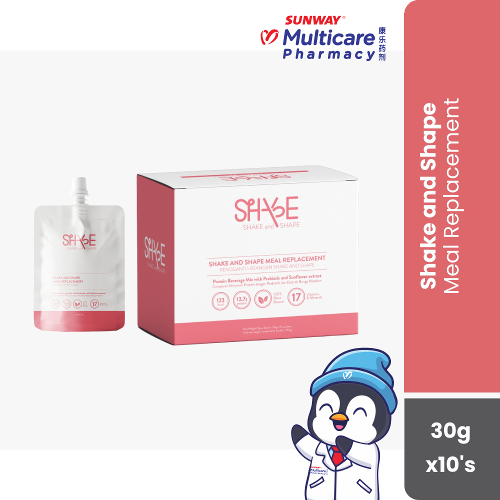 SHAKE N SHAPE MEAL REPLACEMENT 30G X 15’S | Shopee Malaysia