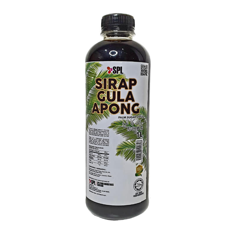 SPL Sirap Gula apong Sarawak 1 Litre (Nipah Palm Sugar Syrup) | Shopee ...