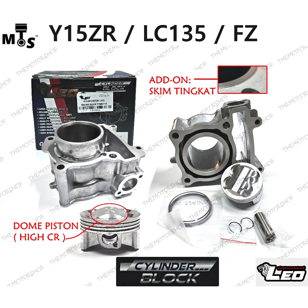 👍!!SKIM TINGKAT!! 57mm /60mm DOME Y15 Y15ZR YSUKU LC135 FZ150 LEO ...
