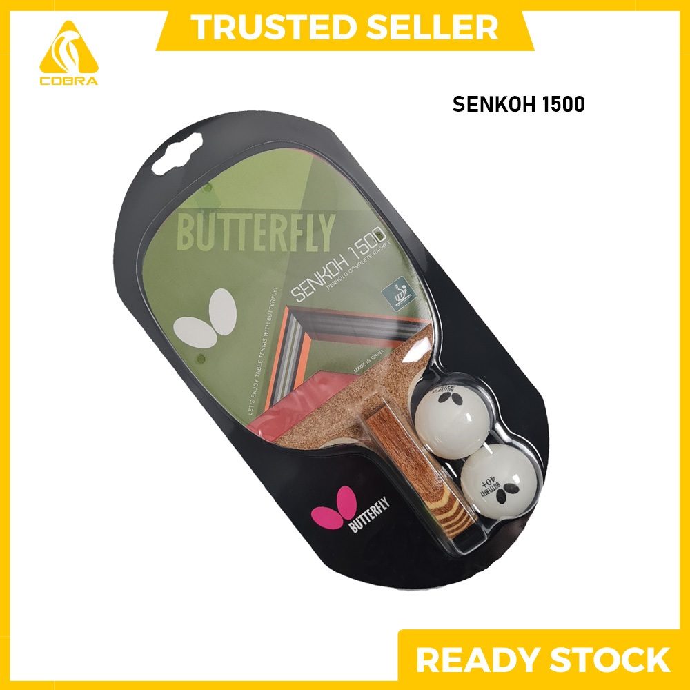 Butterfly Senkoh 1500 Table Tennis Penhold Bat | Shopee Malaysia