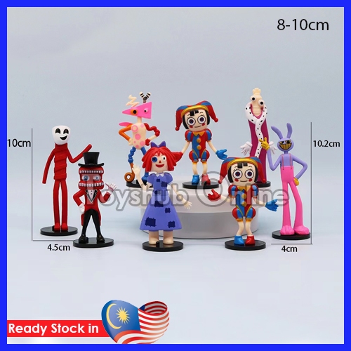 TOYSHUB 8pcs Game The Amazing Digital Circus Action Figure Pomni Jax ...