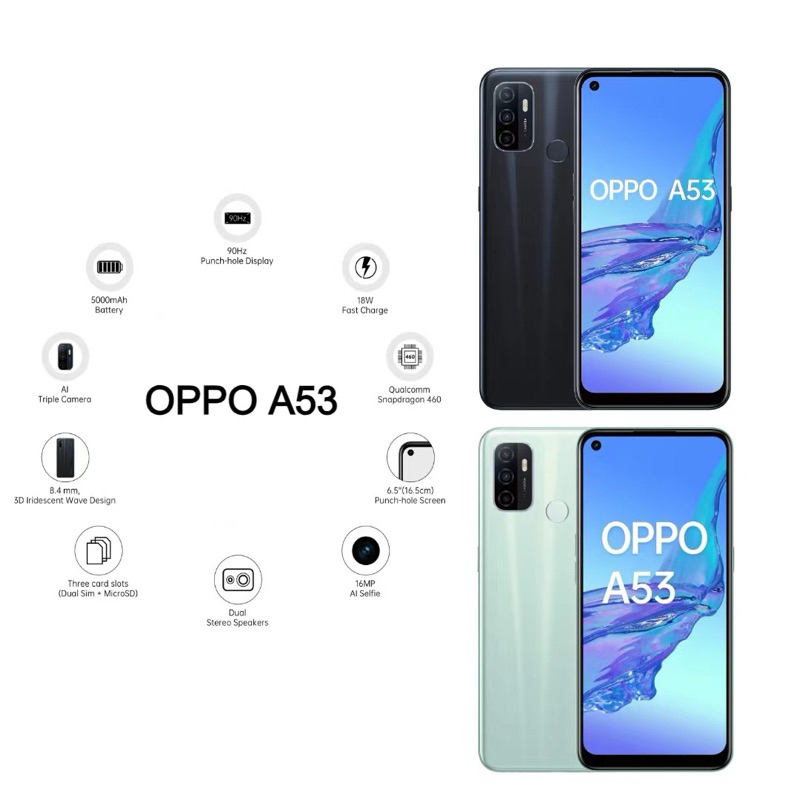 OPPO A53- 6.5 Inches 13MP Original Smartphone | Shopee Malaysia
