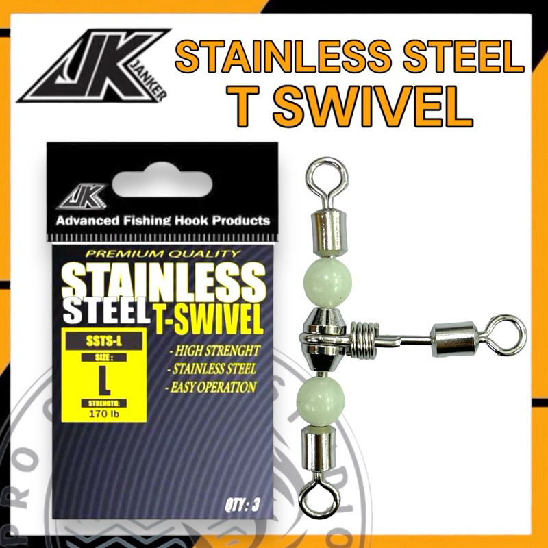 JK JANKER STAINLESS STEEL T TYPE SWIVEL SSTS | Shopee Malaysia