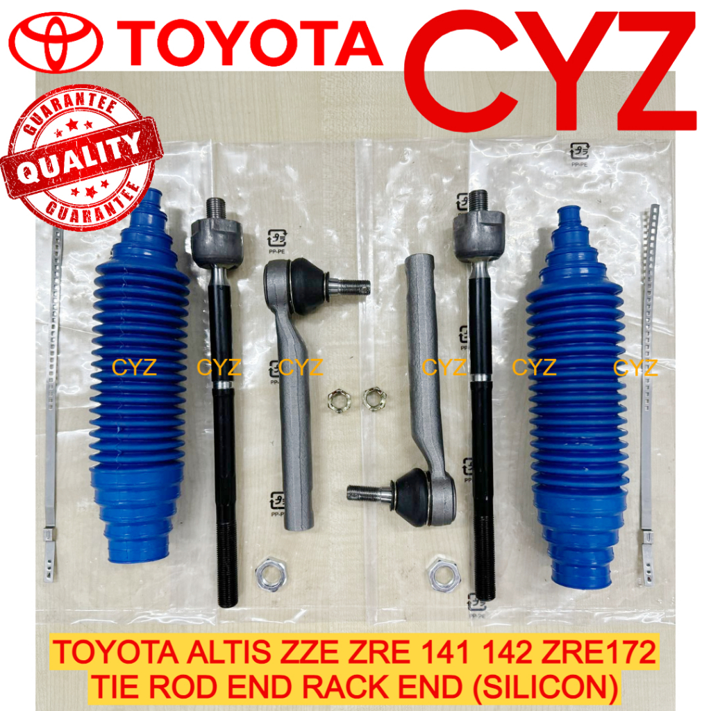 Combo Set TOYOTA ALTIS ZZE141/142, ZRE141/142, ZRE172/173 08Y>> Tie Rod ...