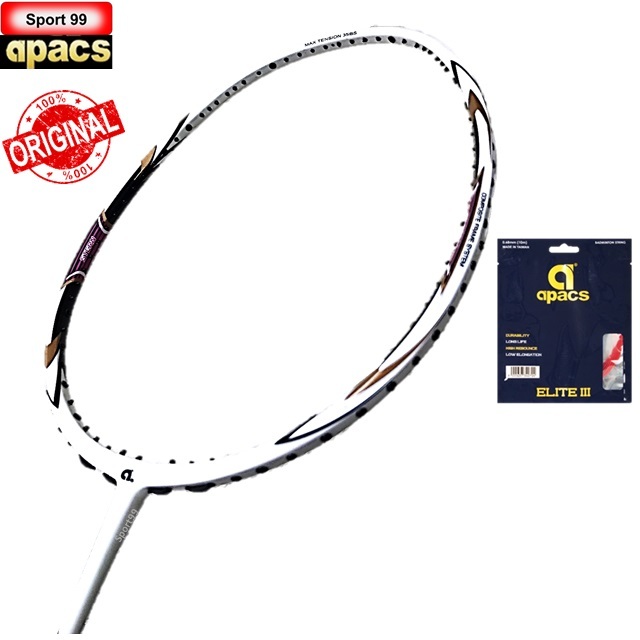 Apacs Stern 18【Install with String】Apacs Elite III (Original) Badminton ...