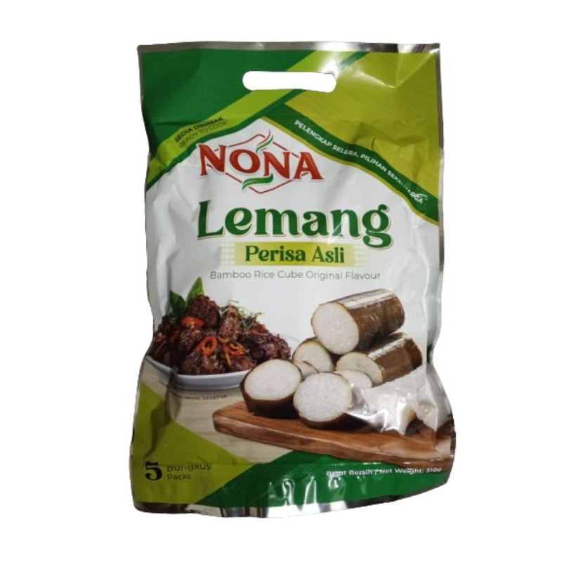 Lemang Perisa Asli Bamboo Rice Cube Original Flavour 5pcs Perpack 310g ...