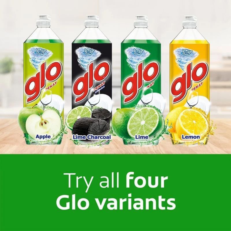 Glo Active Foam Lime Dishwash Liquid (800ml) (1.2ml) | Shopee Malaysia