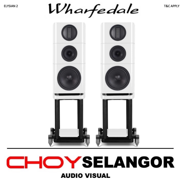 Wharfedale Elysian 2 Bookshelf Speakers With Stand | Shopee Malaysia