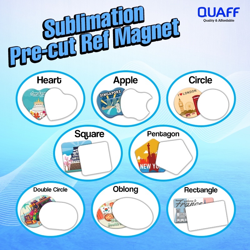 1 PC Sublimation Printable Fridge Magnet Precut Reference Magnet ...