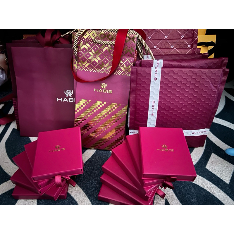 Gold Bar Box Habib / Paper bag Masdora / Gold bar box Masdora / Gold ...