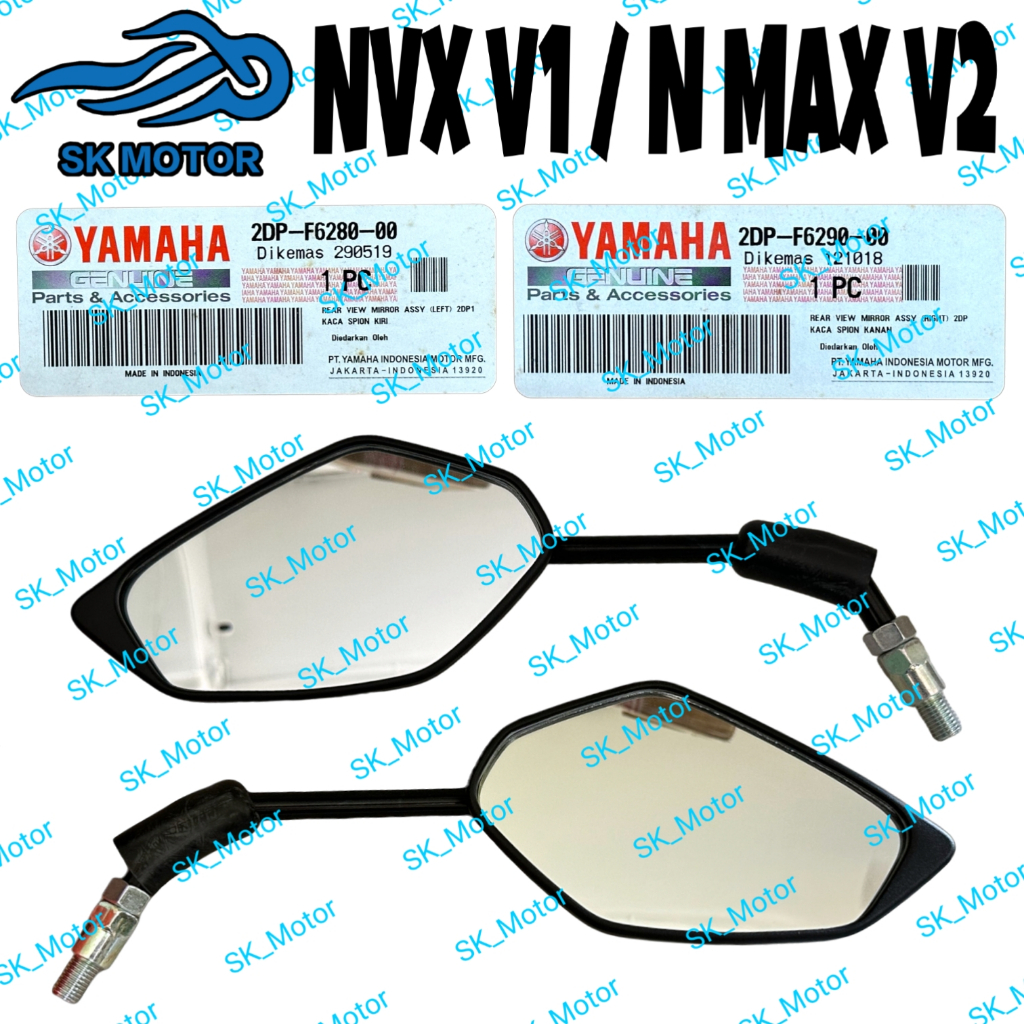 Yamaha NVX 155 V1 / N-MAX NMAX V2 Original Side Mirror / Rear View ...