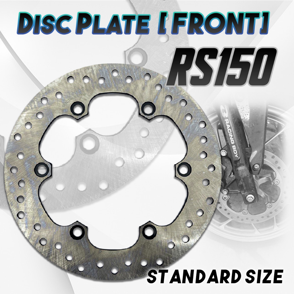 DISC PLATE FRONT DISC PLATE DEPAN HONDA RS150 RS 150 STANDARD SIZE ...