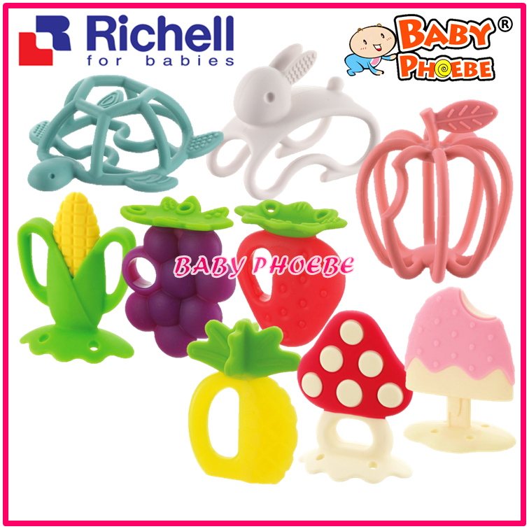 Richell Baby Silicone Play Teether 3m+ 宝宝咬牙器磨牙 | Shopee Malaysia