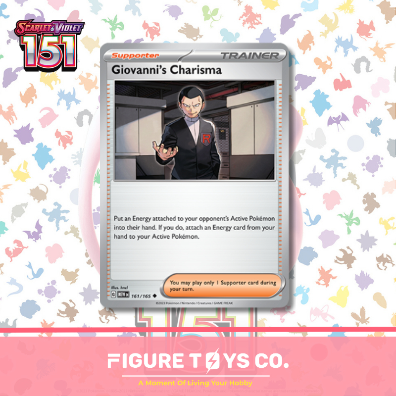Pokemon TCG - Giovanni's Charisma ( 161/165) EN | Shopee Malaysia