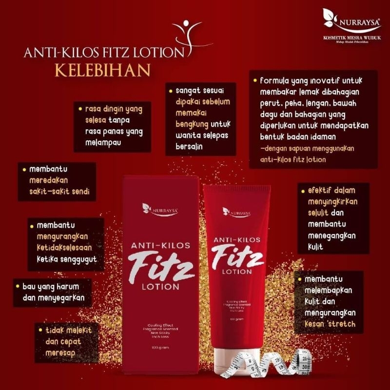 NURRAYSA ANTI KILO FITz LOTION singkirkan selulit (Exp.23/6/2024 ...