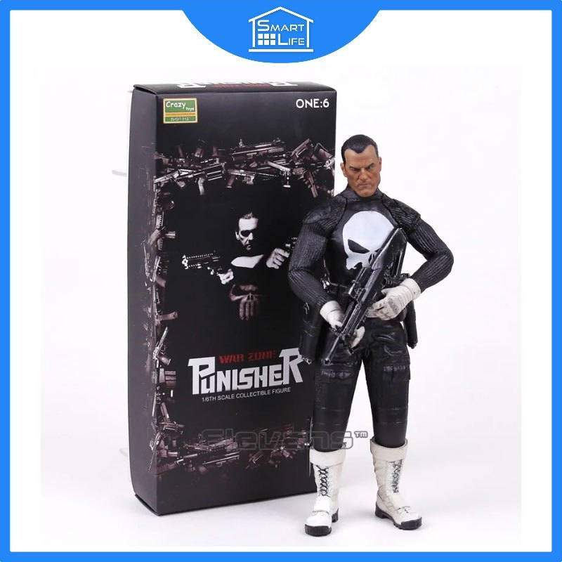 War Zone The Punisher Action Figures Original Crazy Toys 1/6 Scale The ...