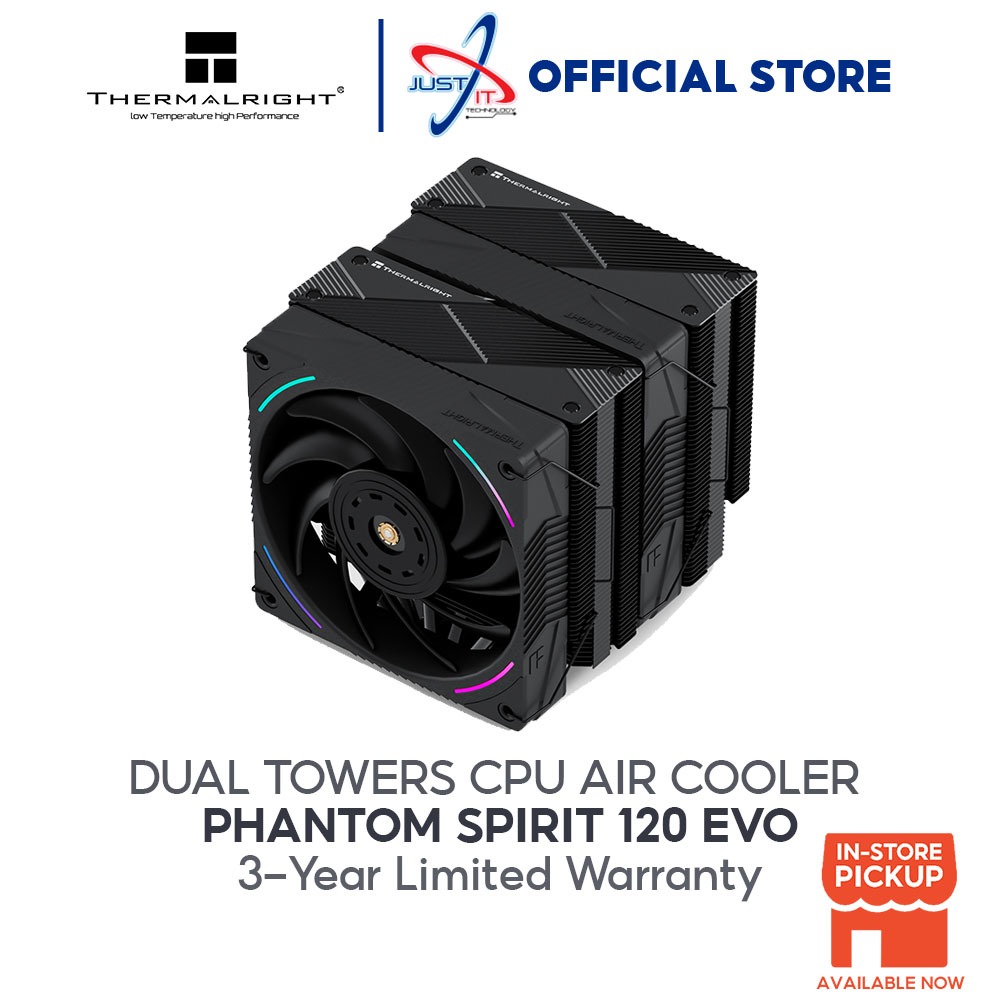THERMALRIGHT Phantom Spirit 120 Evo Dual Towers CPU Air Cooler TR-PS120 ...