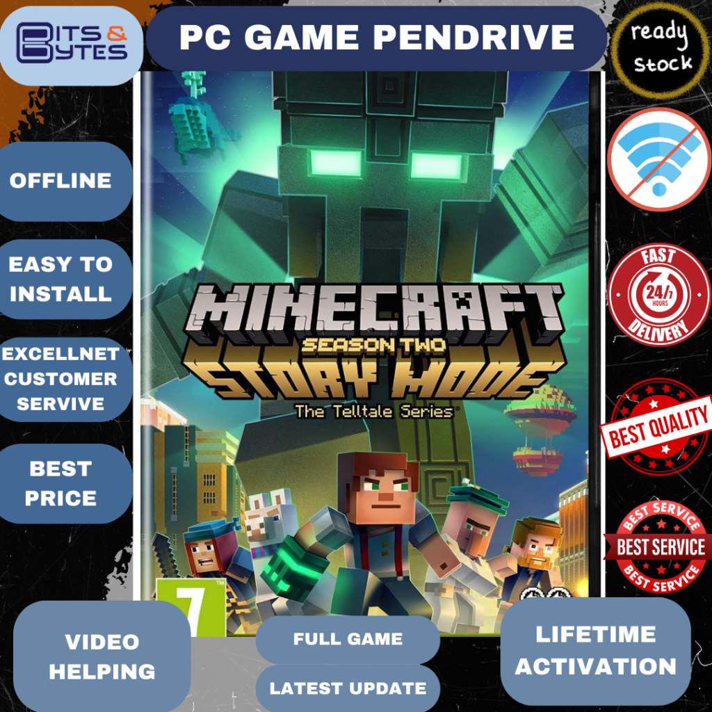 [ PC Game ] Minecraft Story Mode Complete Season 2 - Offline [ Pendrive 32 GB | Download Link ...