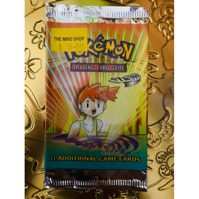 Pokemon TCG : EMPTY Gym Heroes Booster Pack. | Shopee Malaysia