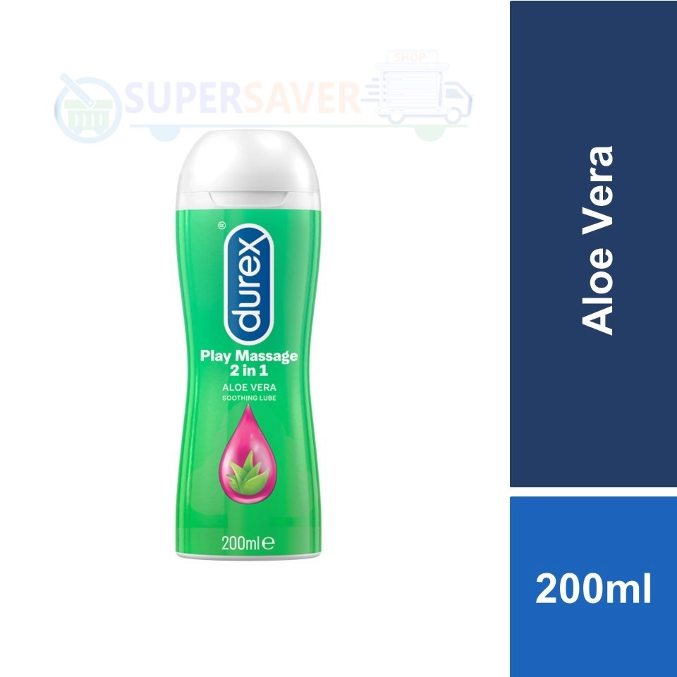 Durex Intense Orgasmic Gel 10ml/Durex Play Massage 2 in 1 Aloe Vera Soothing Lube (200ml ...