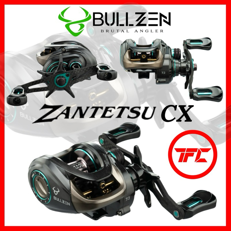 BULLZEN ZANTETSU CX CARBON CX15L BAITCAST REEL BC Baitcasting CX15L64 ...