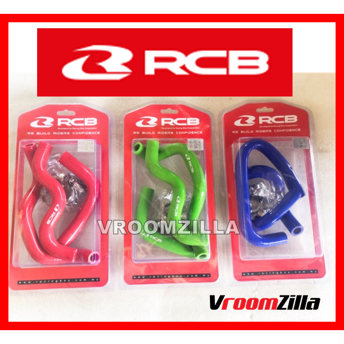 RCB RADIATOR HOSE KIT SILICONE S SERIES Y15ZR LC135 RS150 100% ORIGINAL ...