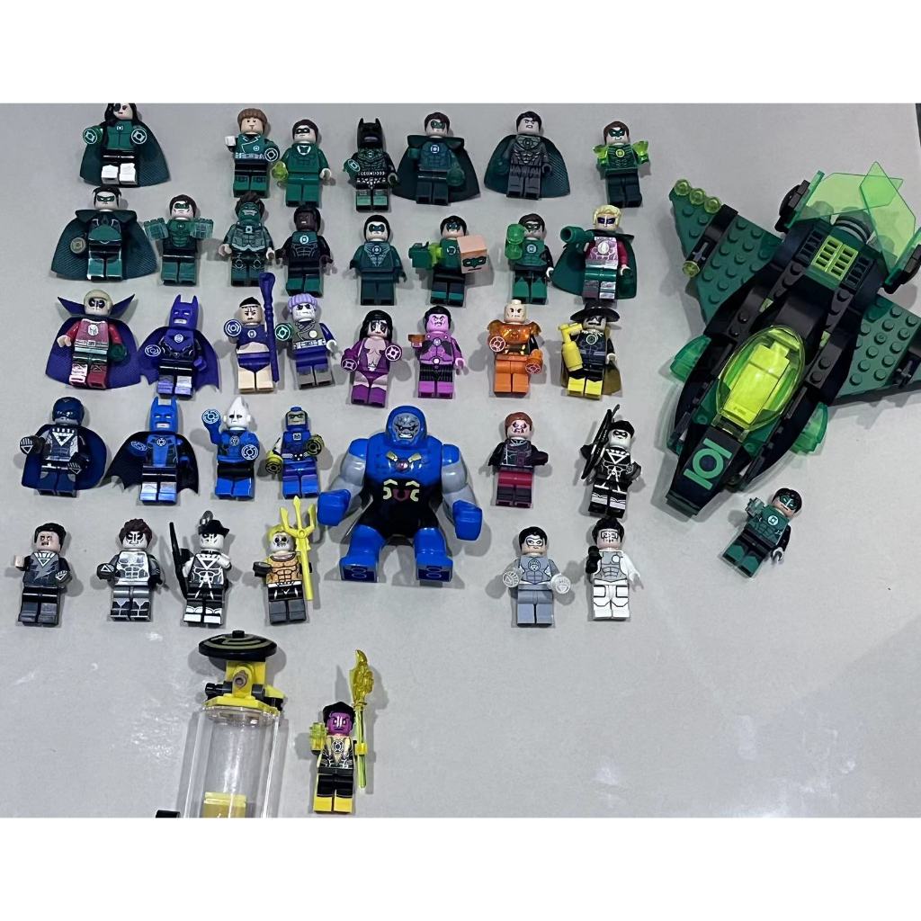 Lego Minifigure Bootleg Marvel Green Blue..........Lantern | Shopee ...
