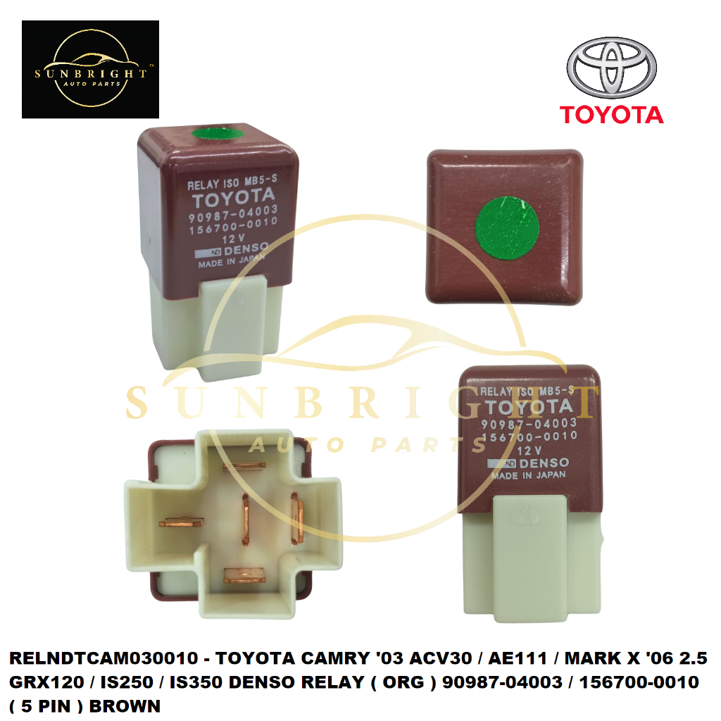 TOYOTA CAMRY '03 ACV30 /AE111 /MARK X '06 2.5 GRX120 /IS250 /IS350 ...