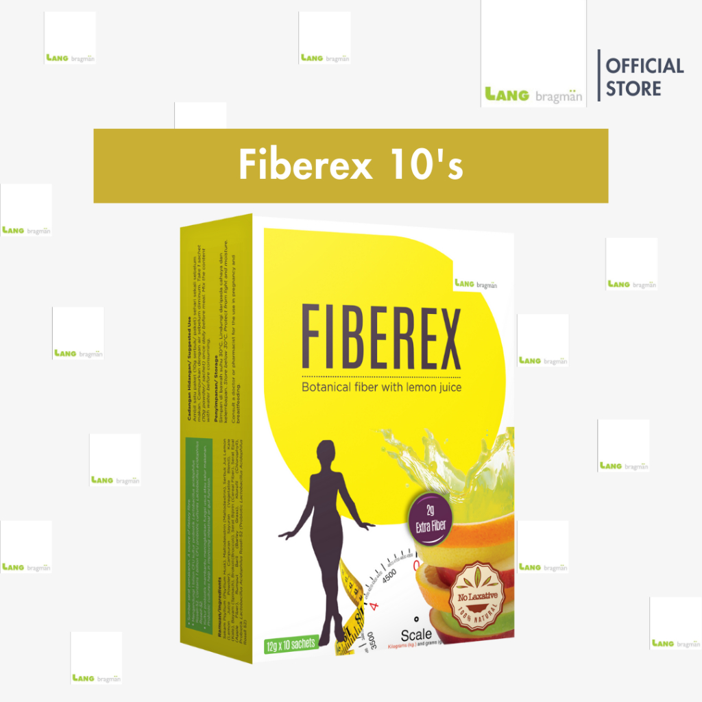 Lang Bragman Fiberex 10s Fiber with Probiotic [Weight Control ...