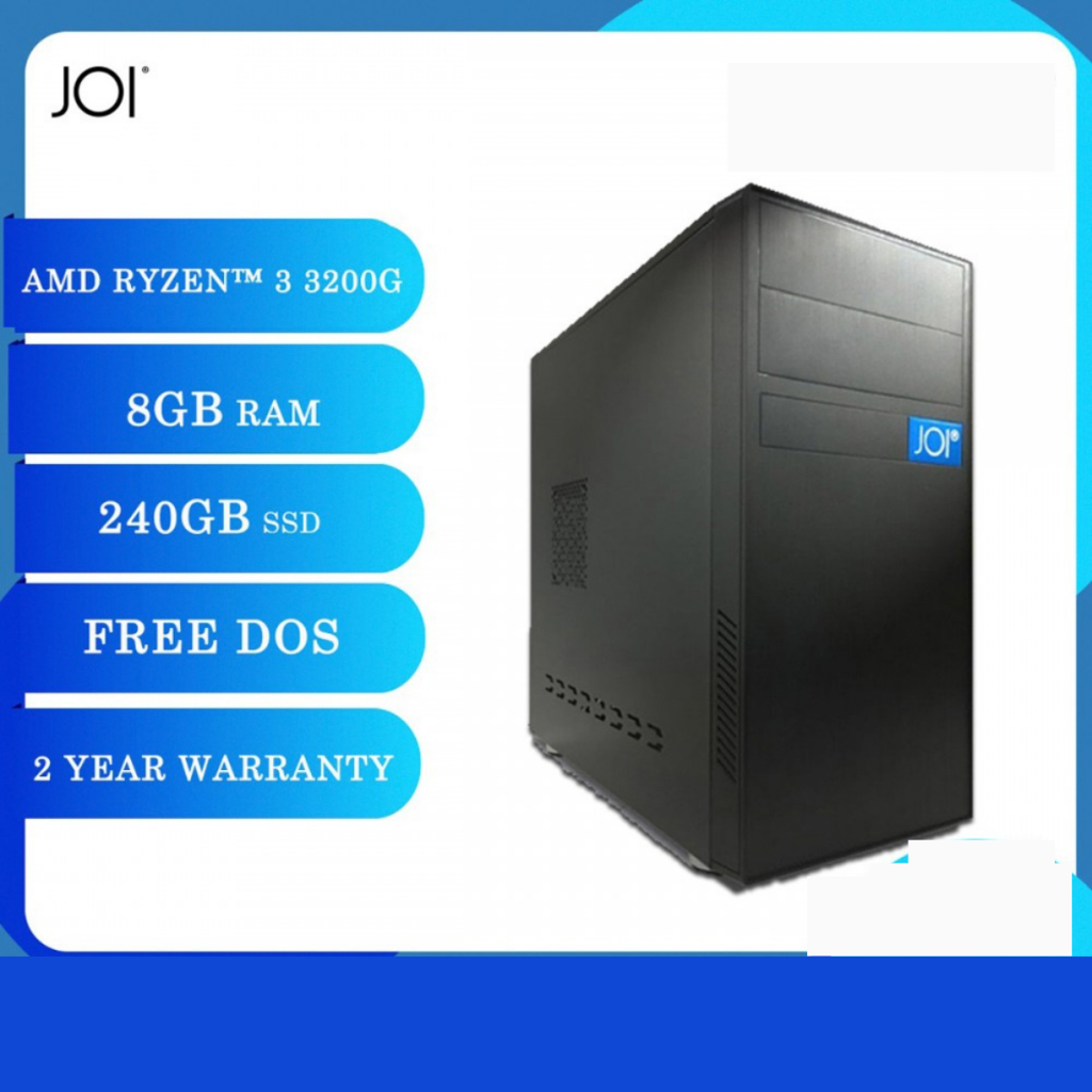 JOI PC A1032 (Ryzen 3 3200G/8G/240GB SSD/DOS) | Shopee Malaysia