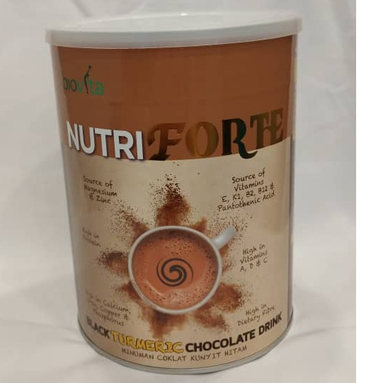 Biovita Nutri Forte black tumeric chocolate drink 800gm | Shopee Malaysia
