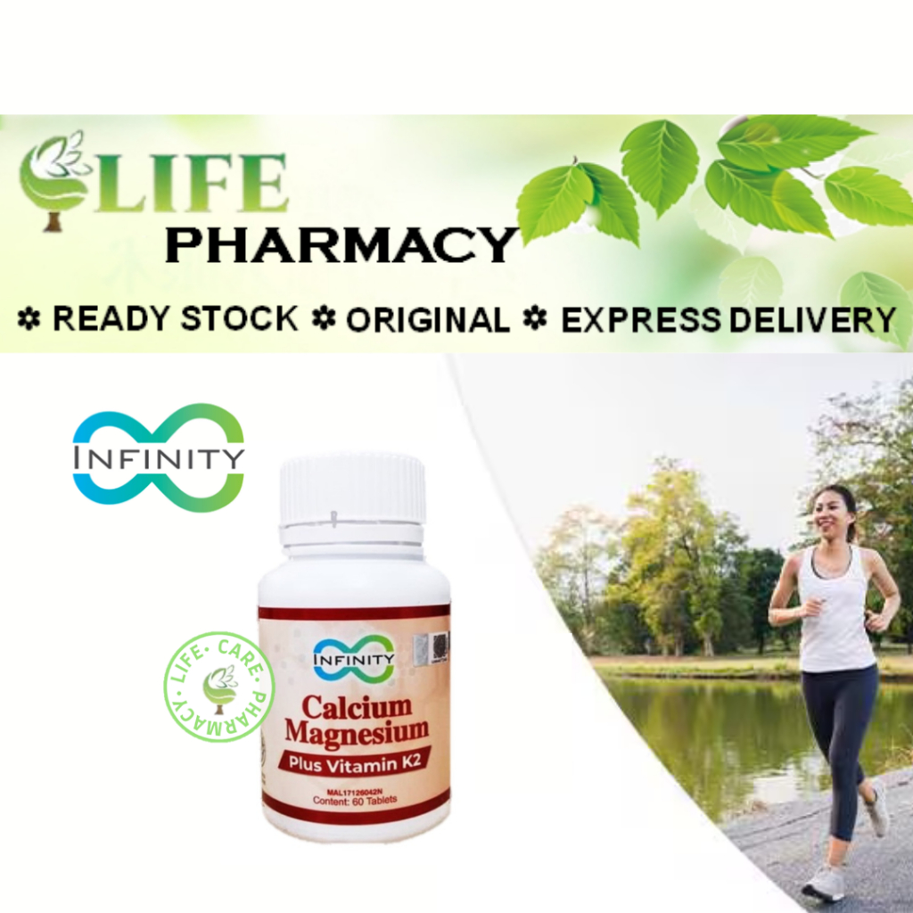 Infinity Calcium Magnesium Plus Vitamin K2 (60 Tablets) | Shopee Malaysia