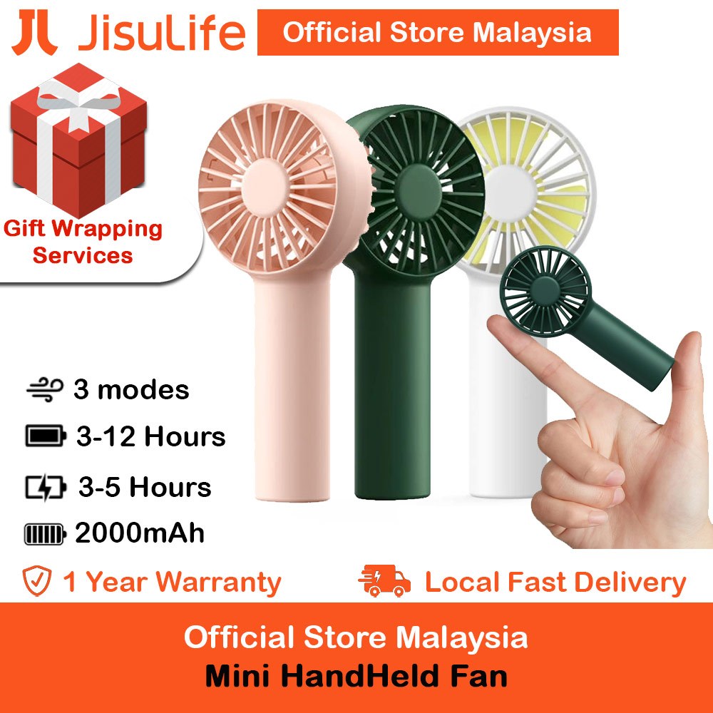 JISULIFE Rechargeable Ultra Compact Mini Pocket Palm Size Lightweight ...