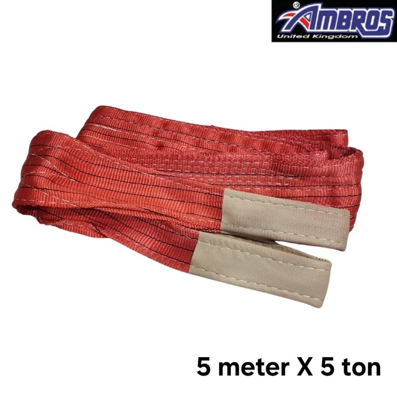 Ambros 4x4 Tow Strap / Tree Strap / Webbing Sling 5meter - 5000kg (5ton ...