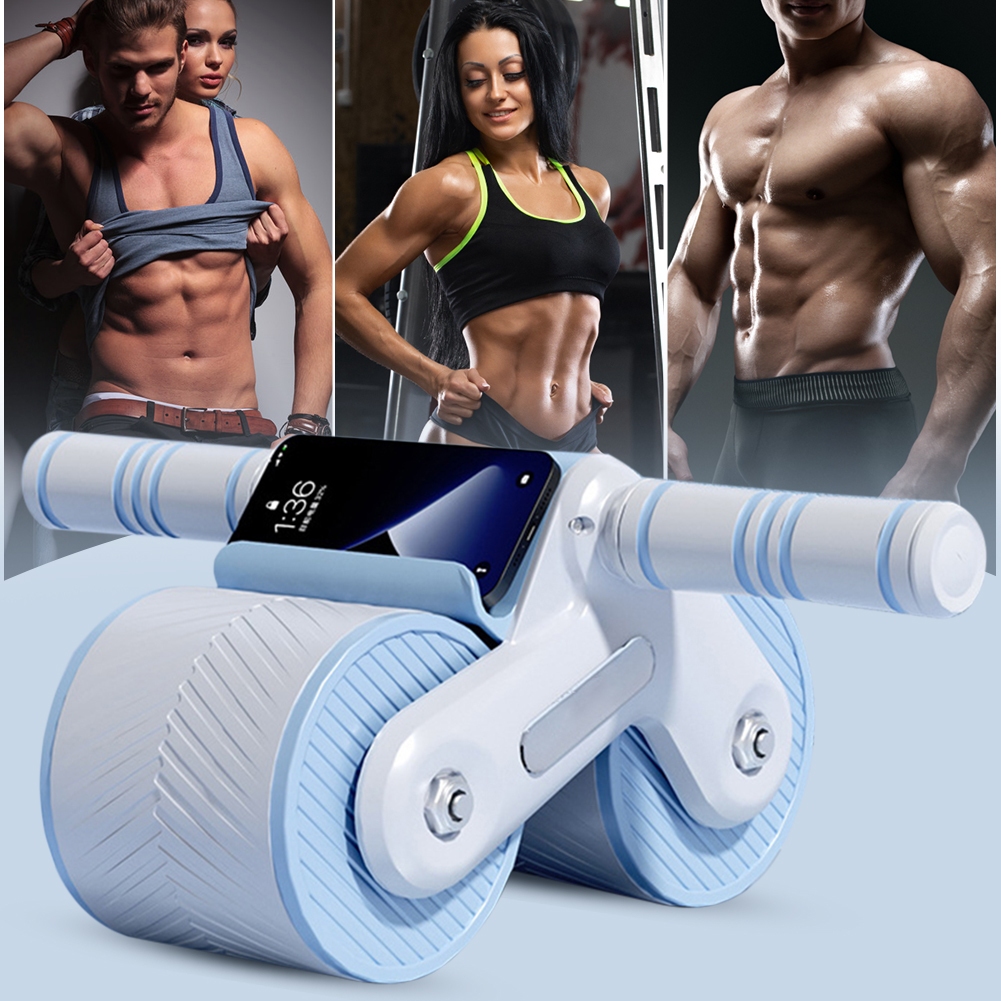 Abdominal Wheel Exerciser Dual Wheel Design Abdominal Fitness Wheel ...
