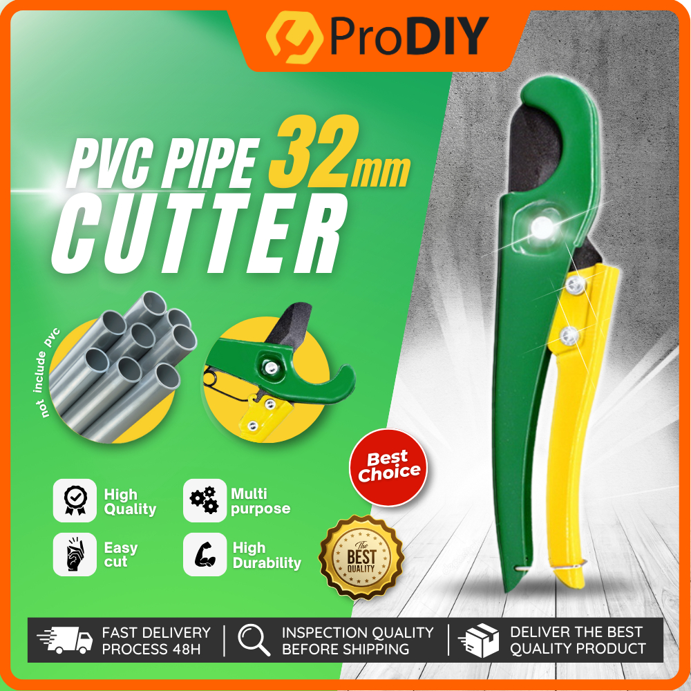JXT17A 32MM PVC Pipe Cutter Multifunctional Heavy Duty Pemotong Paip ...