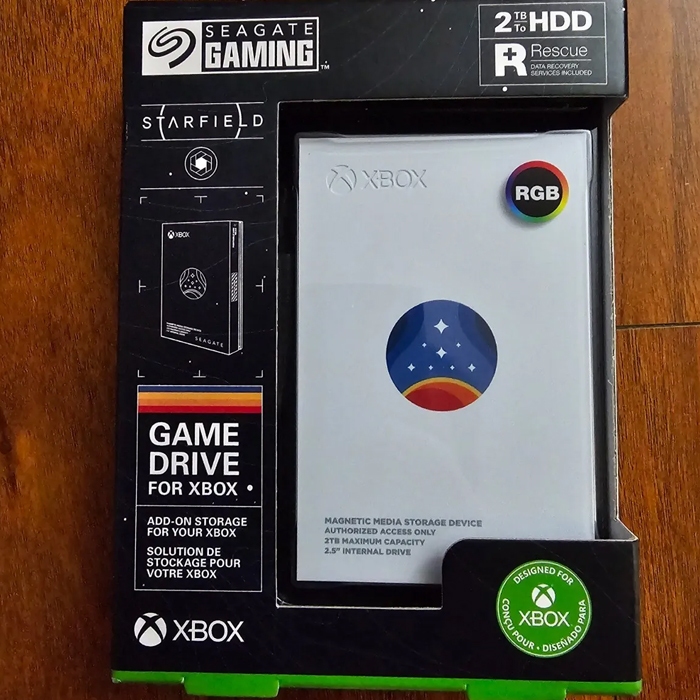 5Cgo Seagate FireCuda Game Drive/Starfield Special edition Game Drive ...