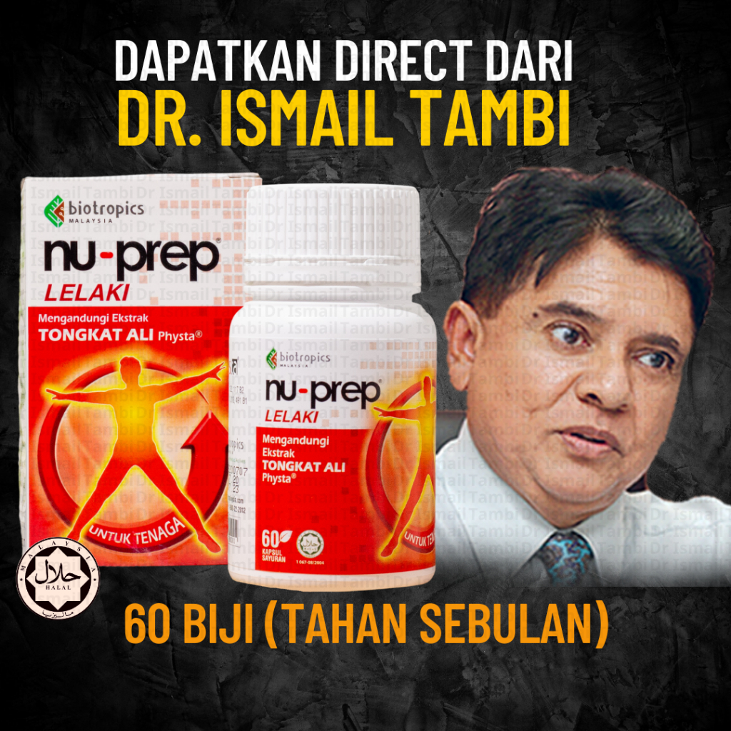 ORIGINAL🔥 Nu Prep Lelaki (60 Kapsul) [Tongkat Ali, Nuprep, Mens Formula ...