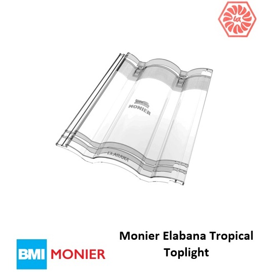 BMI Monier Elabana Transparent Roof Tile Toplight | Shopee Malaysia