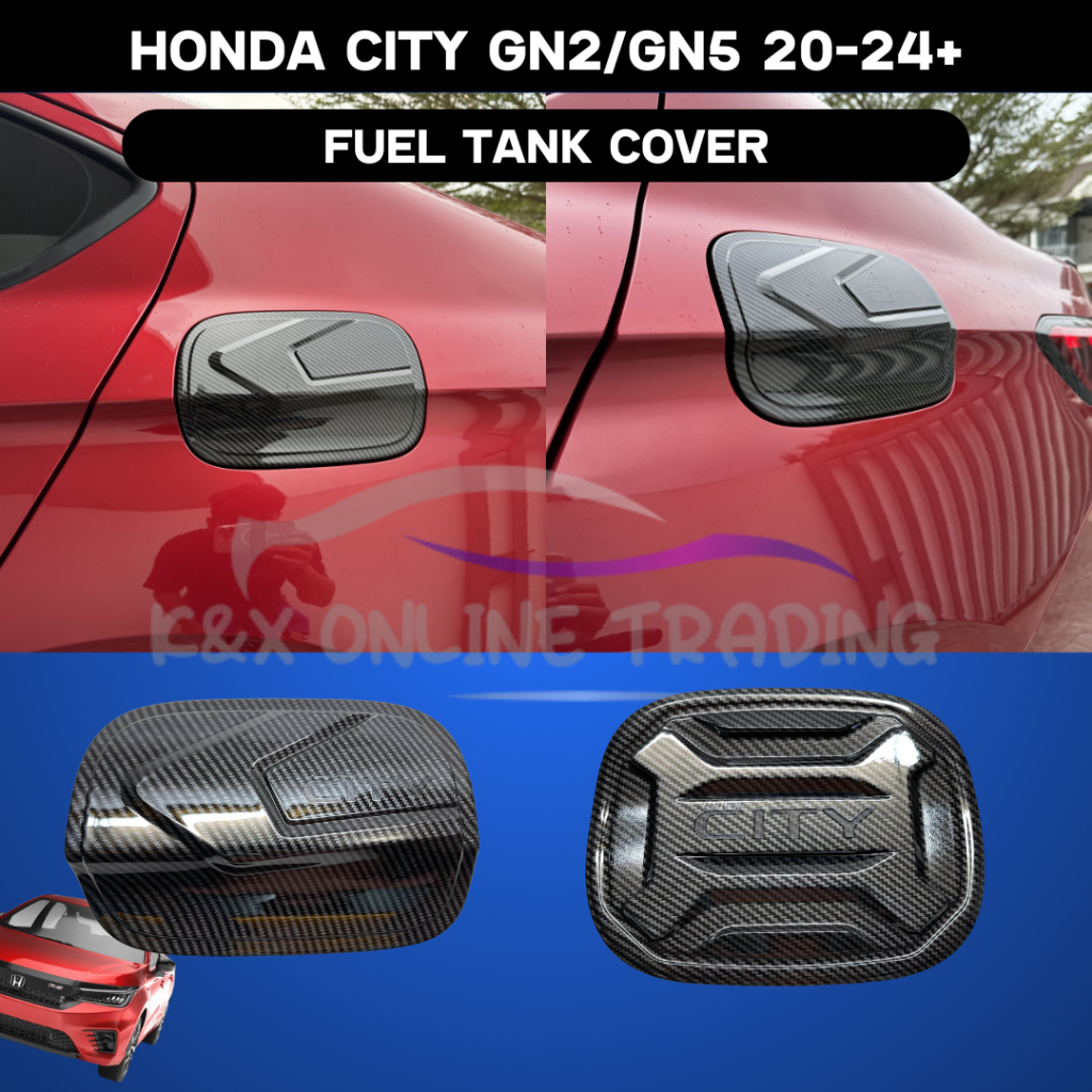 Honda City Gn2/Hatch Back 2020-2024+ Carbon Fiber Trim&Glossy Black Oil ...
