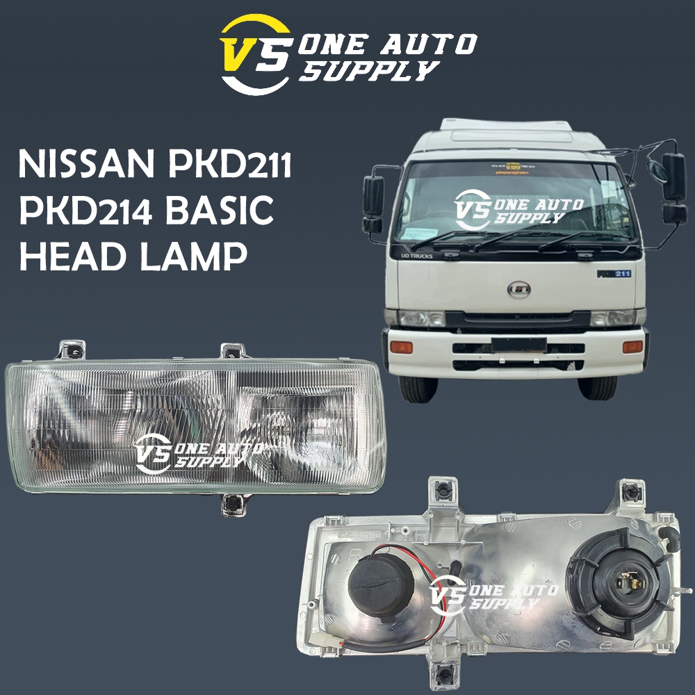 NISSAN UD PKD211 PKD214 BASIC HEAD LAMP | Shopee Malaysia