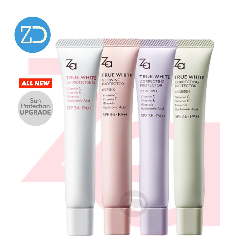 Za True White Day Protector Ex SPF 34 PA++ (35g)/Za True White ...