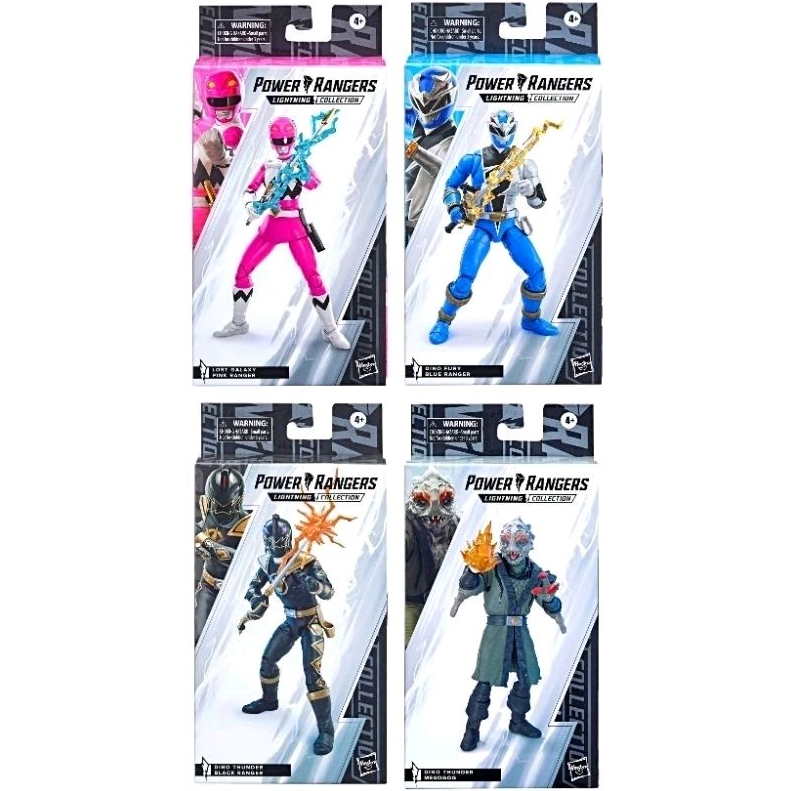 Power Rangers Lightning Collection Dino Thunder Black Fury Blue Lost ...