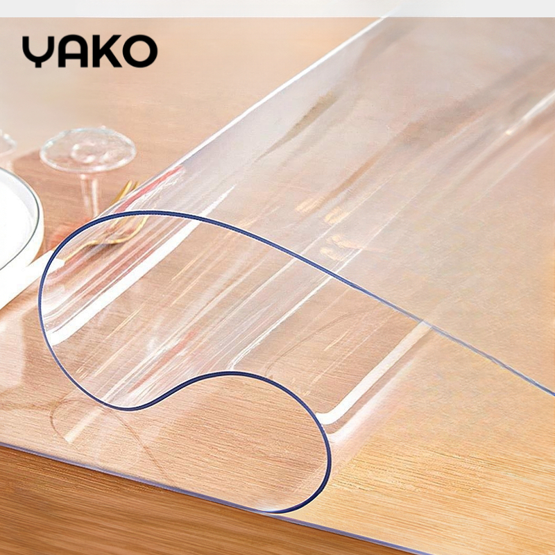 YAKO PVC Table Mat Transparent Alas Meja Makan Pelapik Meja Waterproof ...
