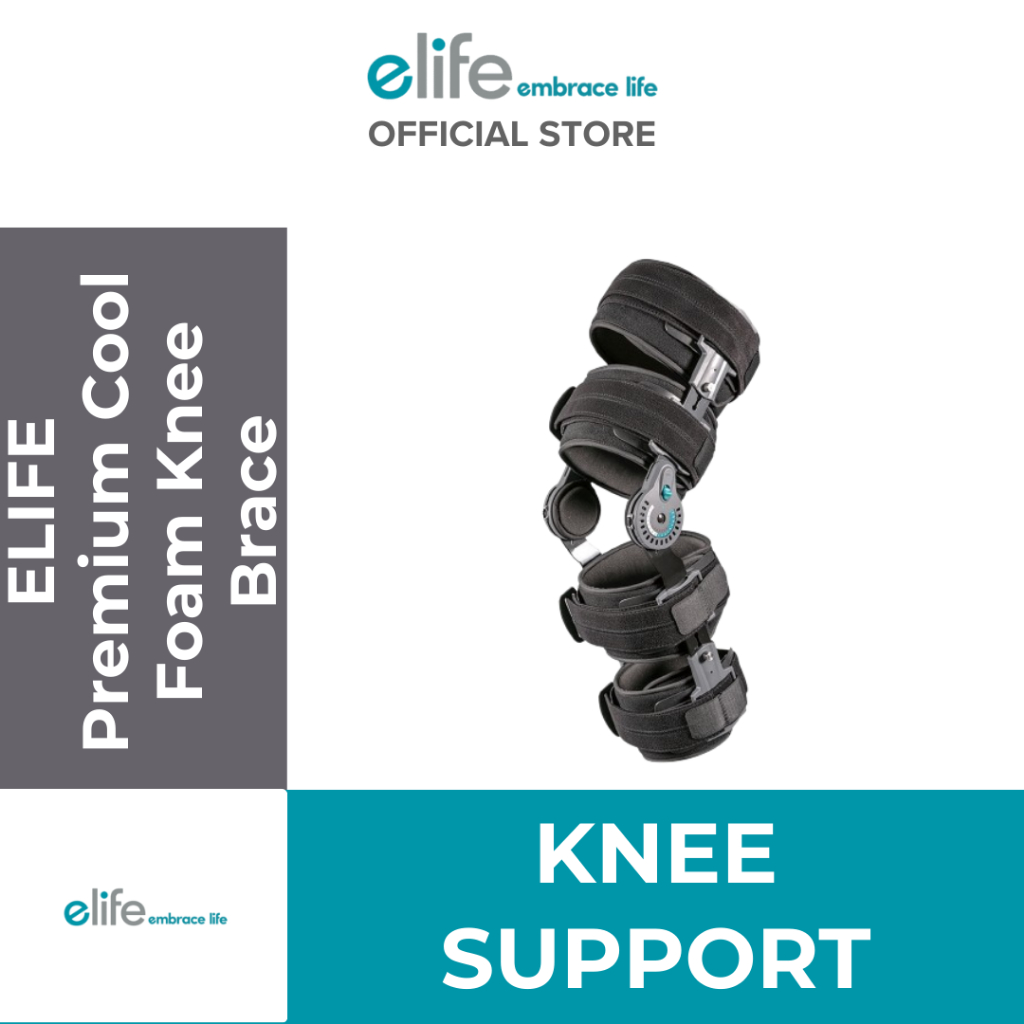 elife Cool Foam Knee Brace (Knee Support) [E-KN099C / MKNPO10] (1Pcs ...