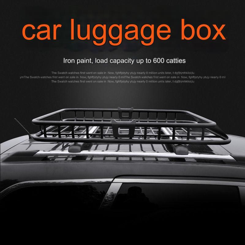 Car Convenience Trunk Basket Roof Rack Outdoor Roof Rack Shelf Box Car ...