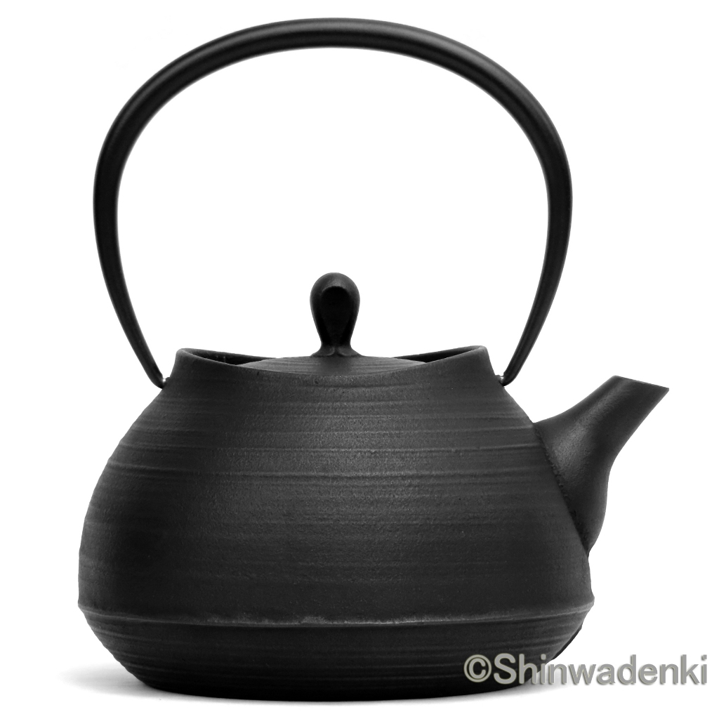 【Direct from Japan】Nanbu tekki Itchudo tetsubin japanese cast iron kettle Hakeme 1L 51007BK ...