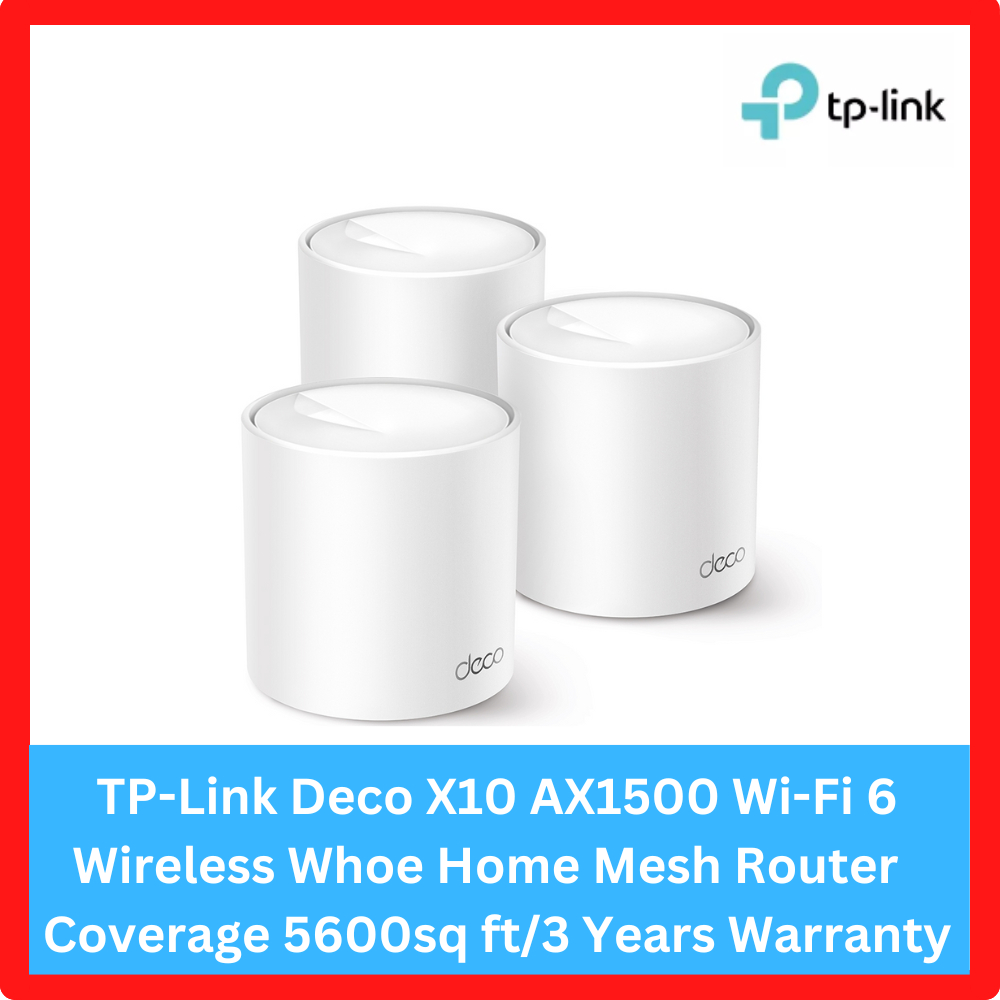 TP-LINK Deco M4 AC1200 Deco X10 WiFi 6 AX1500 Mesh Wifi Router Whole ...