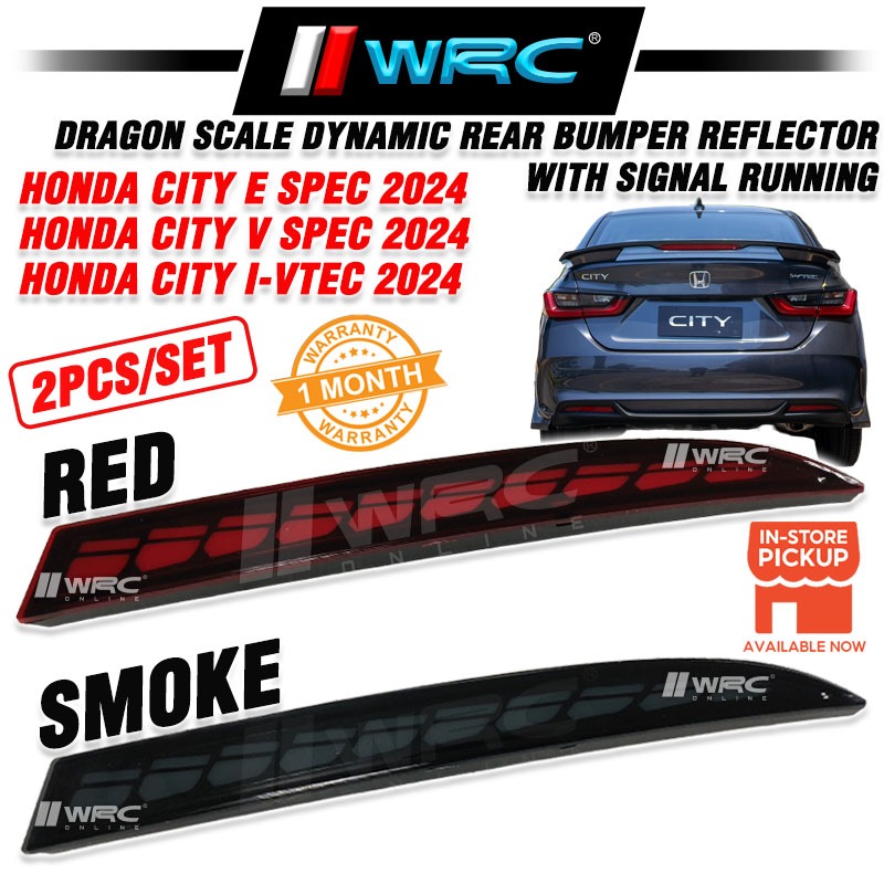 Honda City E V Spec / I-VTEC 2024 Dragon Scale Dynamic Rear Bumper ...